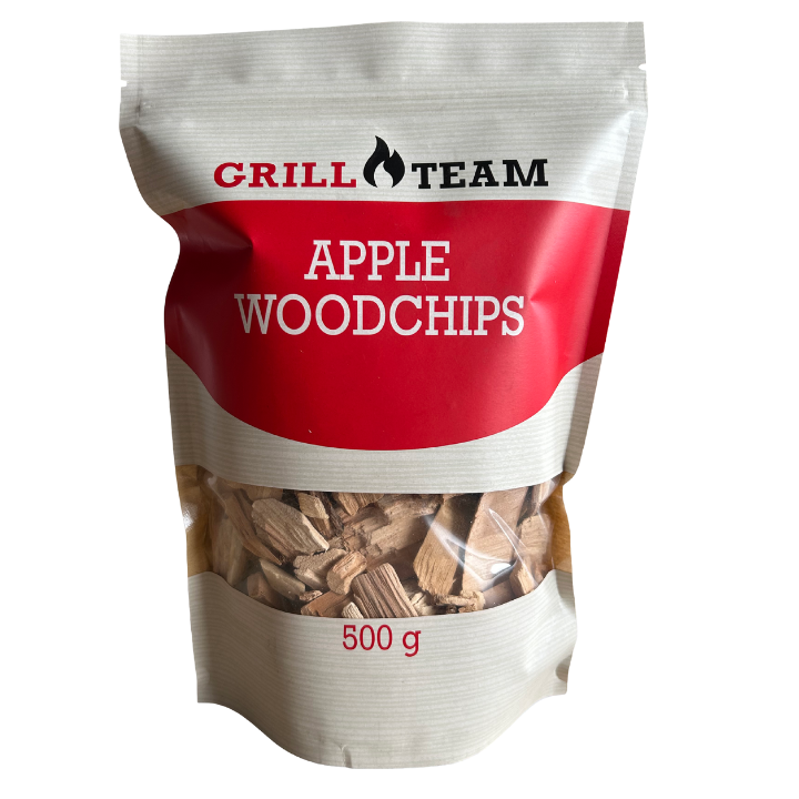 GrillTeam Apple Woodchips 500 gram – Vuur & Rook